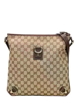 Gucci Gg Canvas Abbey D-ring Crossbody Bag - Brown