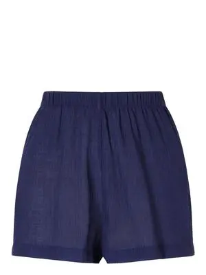 AWAY THAT DAY Maldives Gauze Shorts - Blue