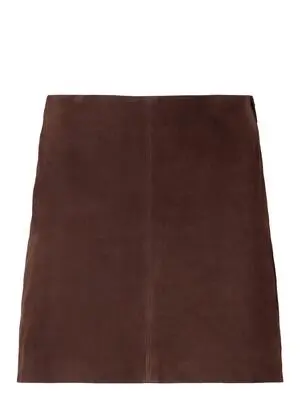 ARMA Melody Suede Mini Skirt - Brown