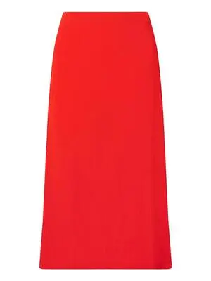 Tibi Stretch-crepe Midi Skirt - Red