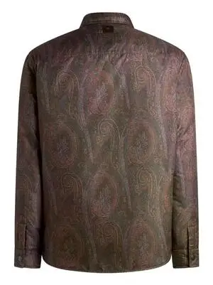 Etro Paisley Overshirt - Brown