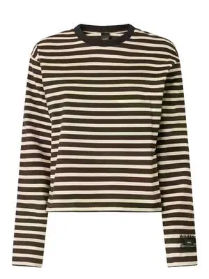Pinko Striped Long-sleeve T-shirt - Brown