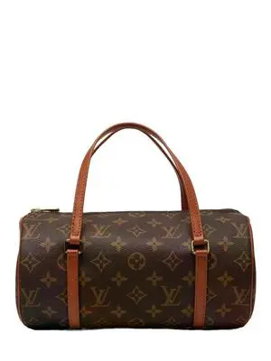 LOUIS VUITTON 1990 Monogram Papillon 26 Handbag - Brown