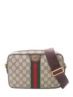 Gucci Small Ophidia Gg Supreme Web Crossbody Bag - Neutrals