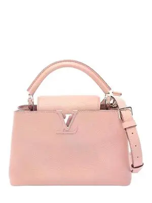 LOUIS VUITTON Capucines Pm Satchel - Pink