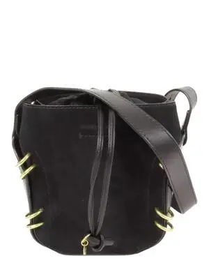 See By Chloé Ring Detail Drawstring Shoulder Bag - Black