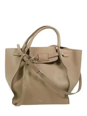 Celine Small Big Bag Leather Tote Bag - Brown