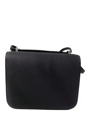 Hermès Mini Constance Shoulder Bag - Black