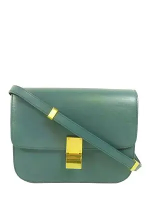 Celine Classic Box Shoulder Bag - Blue