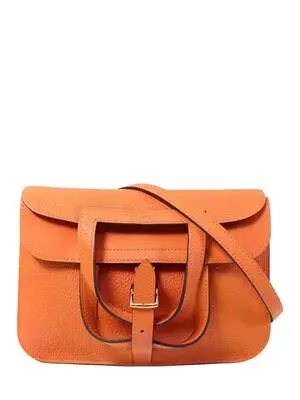 Hermès Halzan 25 Shoulder Bag - Orange