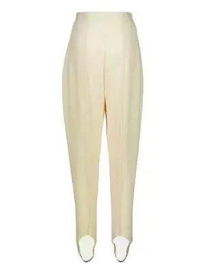 Stella McCartney Tapered-fit Stirrup Trousers - Neutrals