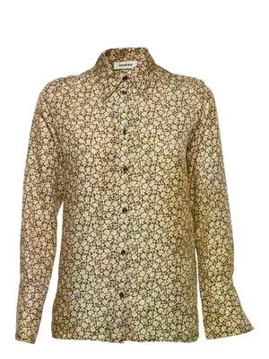 SANDRO SANDRO Floral Print Button-Up Shirt