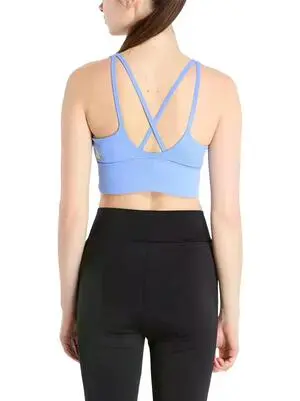 Adidas Criss-cross Back Sports Bra - Blue