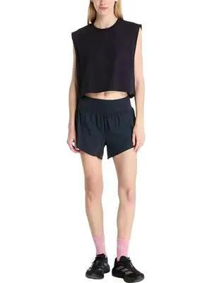 CIELE Ortank Cropped Tank Top - Black