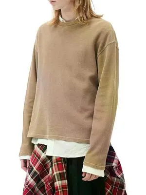 ANN DEMEULEMEESTER Long-sleeve T-shirt - Neutrals