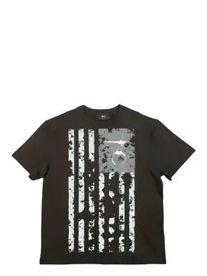THUG CLUB Old Glory Graphic-print T-shirt - Black