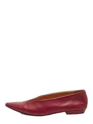 Bottega Veneta Leather Ballet Flats - Red