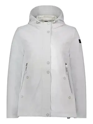 BETTY BARCLAY Hooded Zip-fastening Jacket - Grey