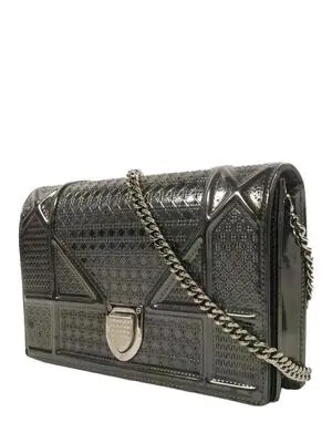 Dior Diorama Chain-strap Shoulder Bag - Silver