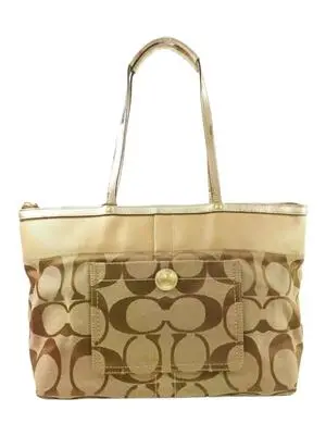 COACH VINTAGE Logo-detail Tote Bag - Neutrals