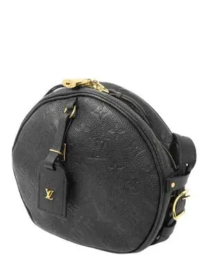 LOUIS VUITTON Monogram Empreinte Boite Chapeau Souple Shoulder Bag - Black