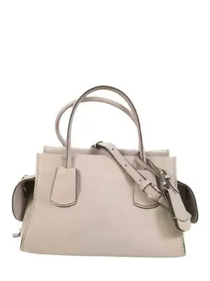 TOD'S Grained Tote Bag - Grey
