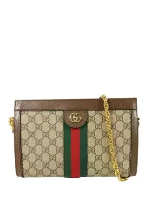 Gucci Ophidia Gg Shoulder Bag - Neutrals