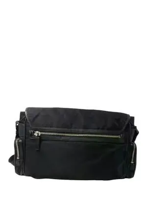 Prada Buckle-fastening Satchel Bag - Black
