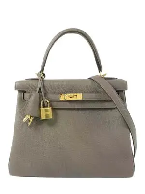 Hermès Hermès 25 Kelly Tote Bag Grey