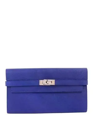 Hermès Kelly Leather Wallet - Blue