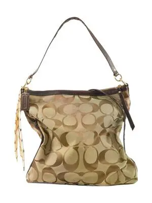 COACH VINTAGE Monogram Print Shoulder Bag - Neutrals