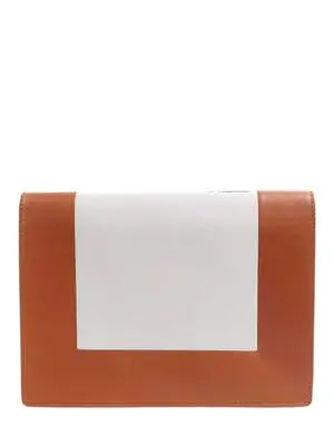 Celine Frame Wallet On Chain Shoulder Bag - Brown
