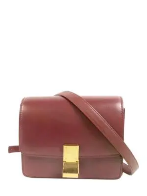 Celine Small Classic Box Shoulder Bag - Red