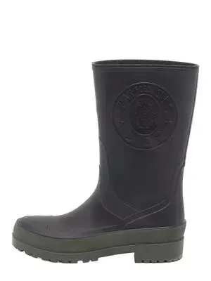 Dior Union Crest Rubber Boots - Black