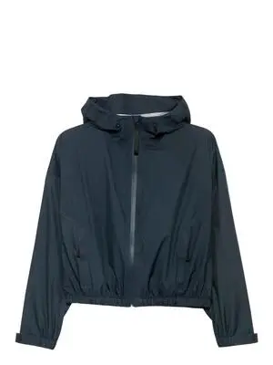 ALPHATAURI Hooded Elasticated-hem Jacket - Blue