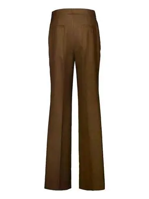 Gabriela Hearst Vesta Side-buckle Trousers - Brown