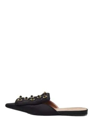 MARNI Marni Embellished Pointed-Toe Mules