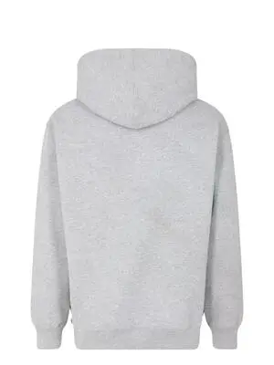 Supreme X Burberry Box Logo Drawstring Hoodie - Grey