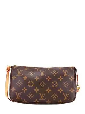 LOUIS VUITTON Pochette Accessoires Nm Monogram Canvas Clutch Bag - Brown