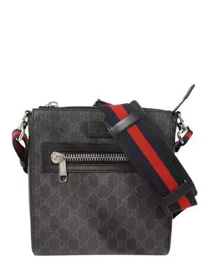 Gucci Gg Supreme Messenger Bag - Black