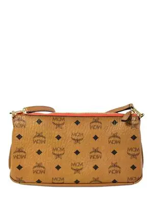 Mcm Logo-detail Shoulder Bag - Neutrals
