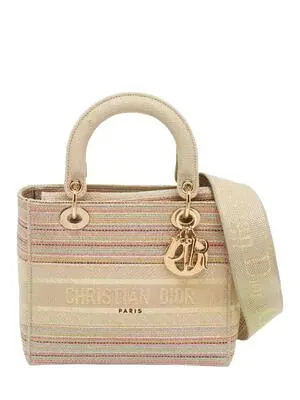Dior Lady D-lite Tote Bag - Neutrals