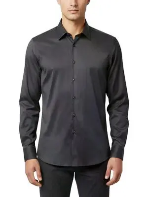 Prada Stretch-poplin Slim-fit Shirt - Black