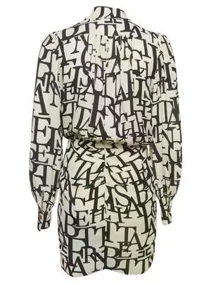 ELISABETTA FRANCHI Elisabetta Franchi Printed Long Sleeve Dress