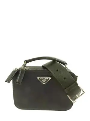 Prada Saffiano Leather Shoulder Bag - Black