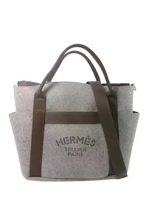 Hermès Sellier Grooming Tote Bag - Grey