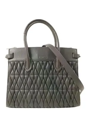 FURLA Furla Quilted Leather Tote Bag