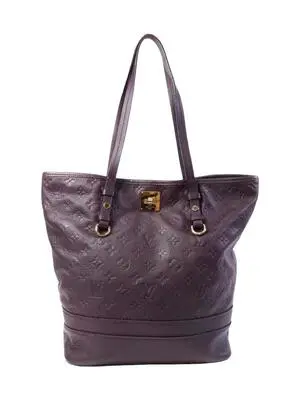 LOUIS VUITTON Citadine Pm Monogram Empreinte Tote Bag - Purple
