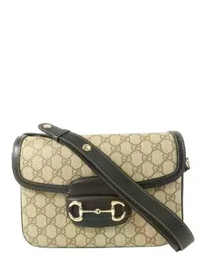 Gucci Gg Horsebit 1955 Shoulder Bag - Neutrals