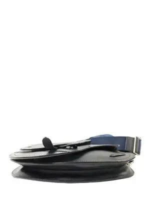 Dior Saddle Leather Messenger Bag - Blue